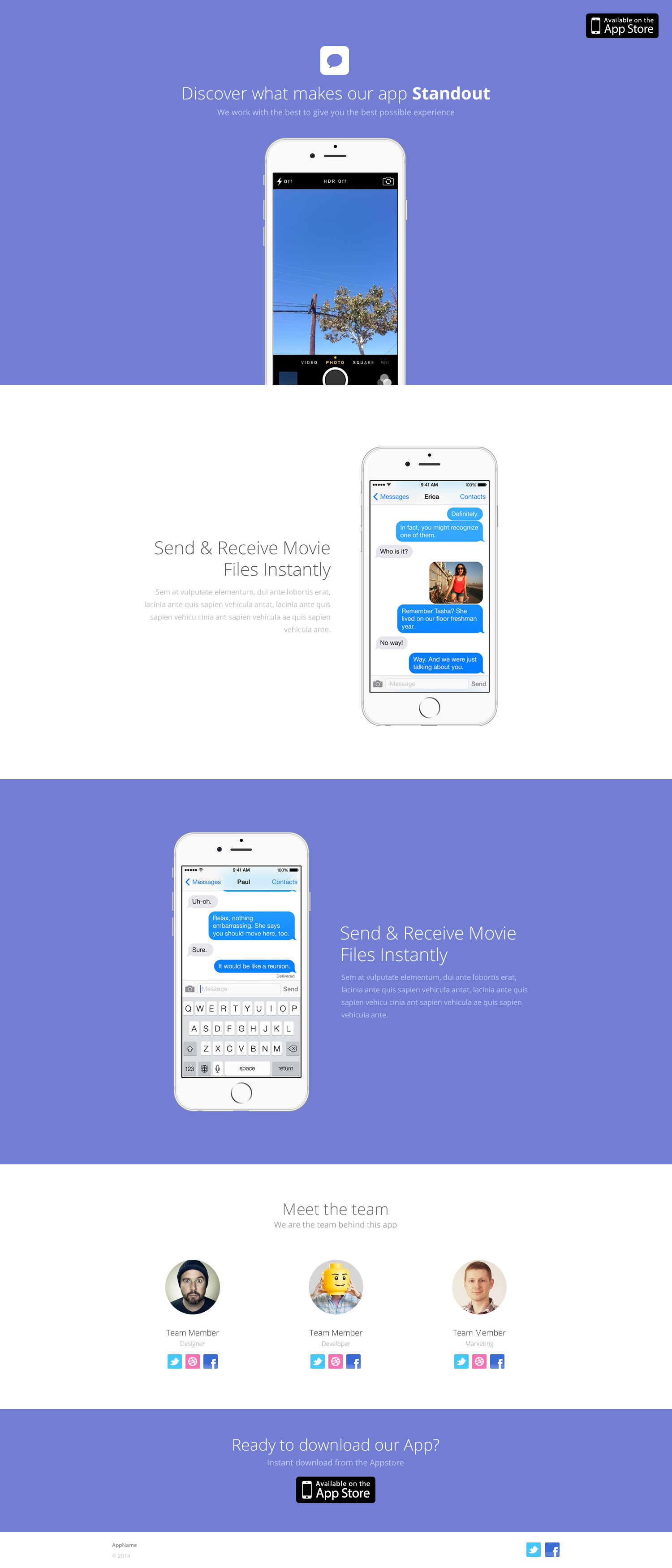 Jump - iPhone App Website Template ~ Website Templates on Creative Market