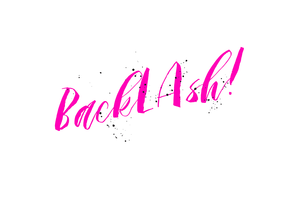 Backlash ~ Script Fonts on Creative Market