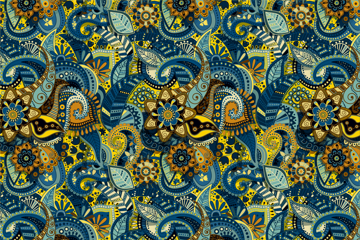 2 Floral Seamless patterns ~ Patterns on Creative Market