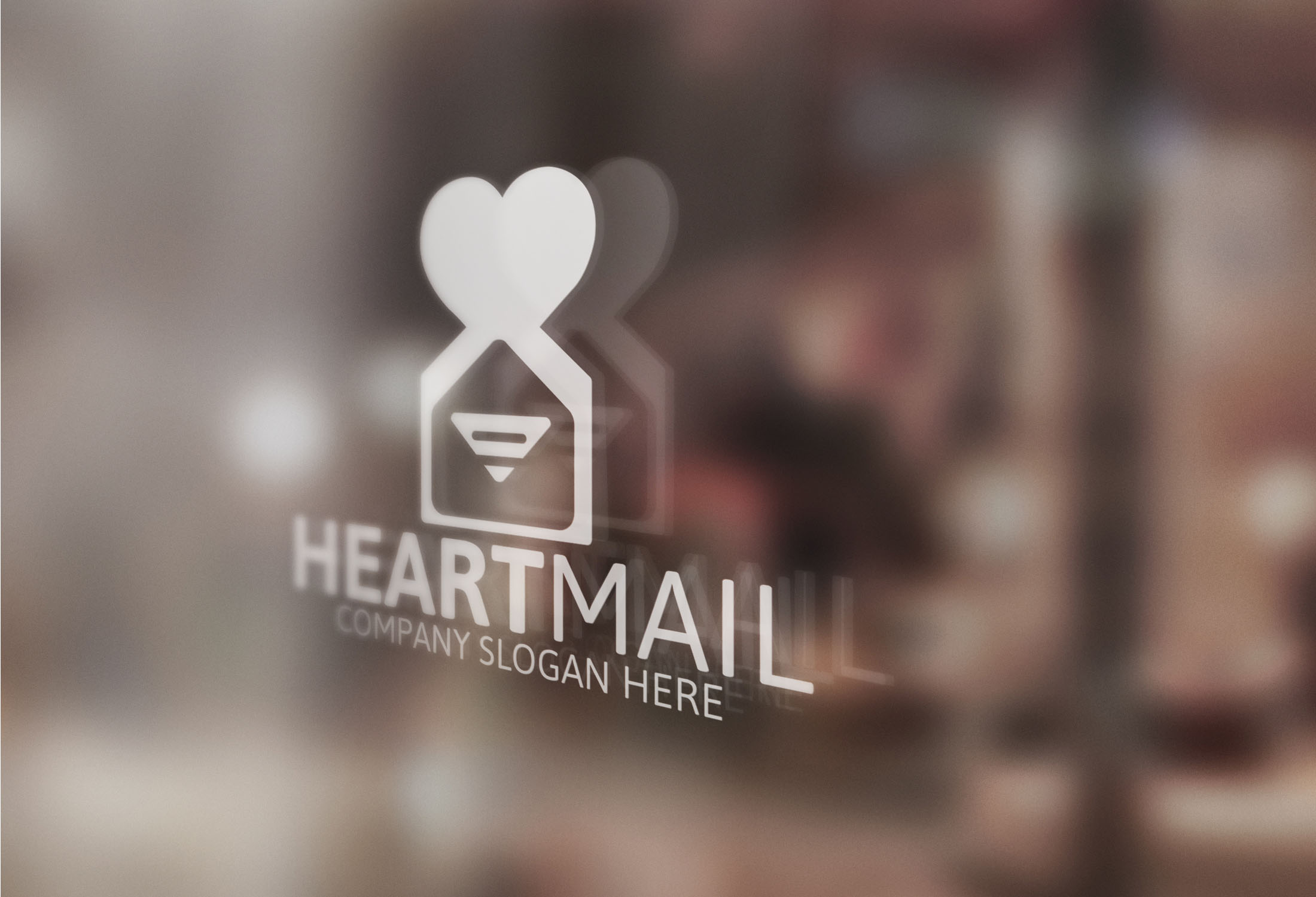 Heart Mail ~ Logo Templates on Creative Market