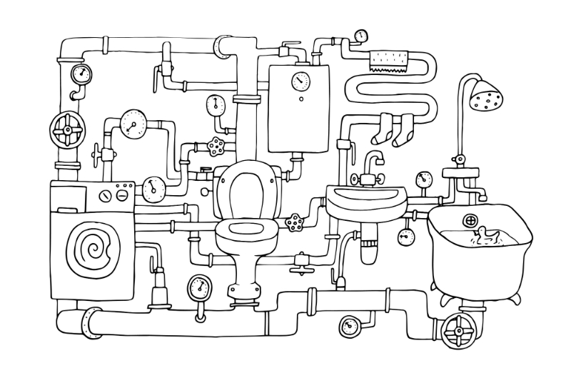 Sanitary engineering ~ Illustrations on Creative Market