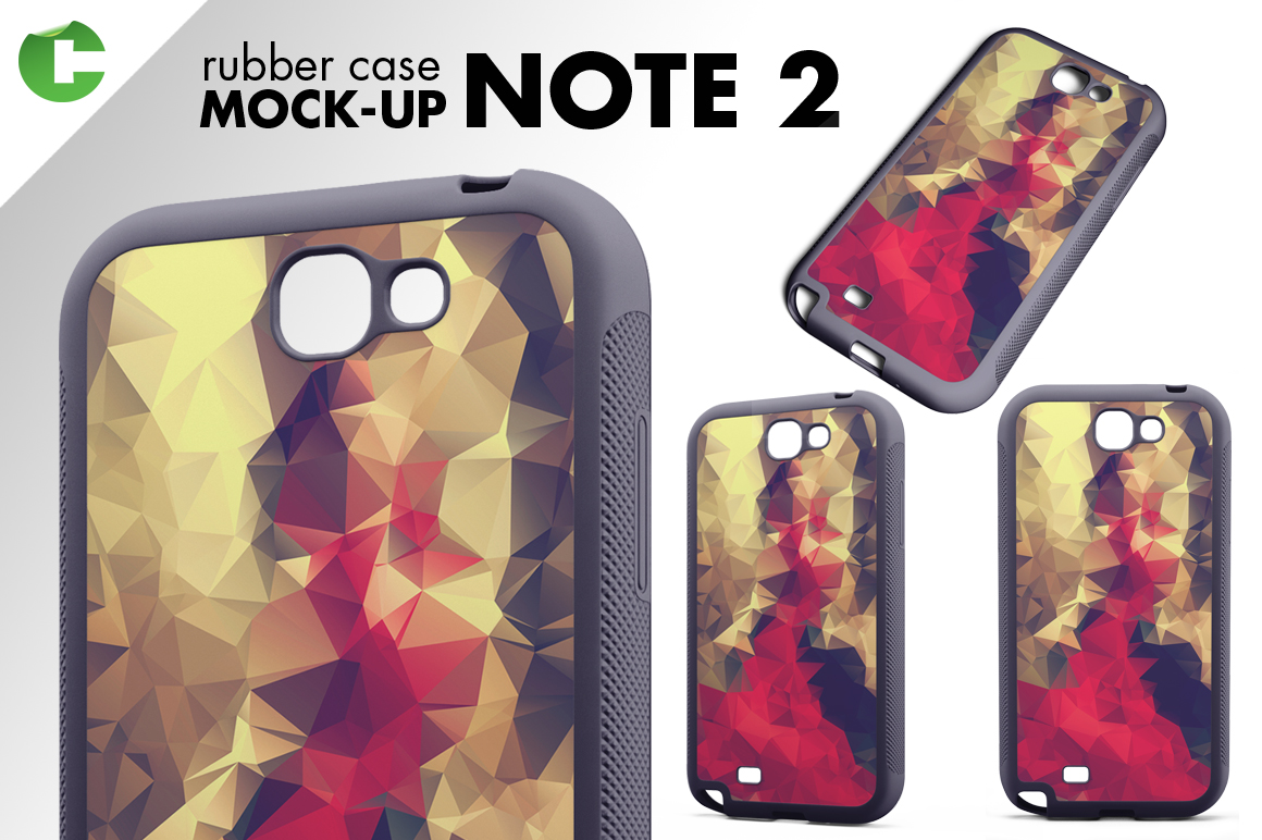 Note 2/3/4 rubber case mock-up ~ Product Mockups on Creative Market