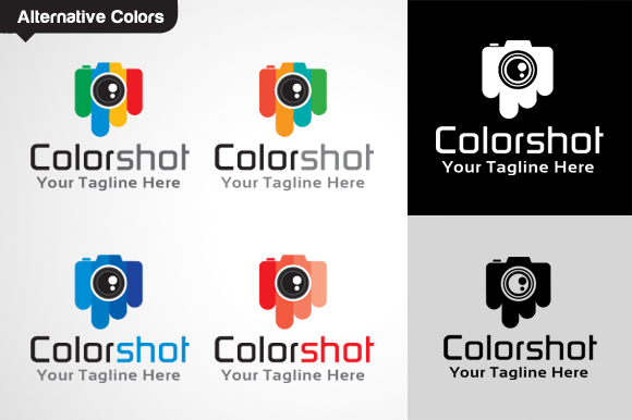 Color Shot Logo Template ~ Logo Templates on Creative Market