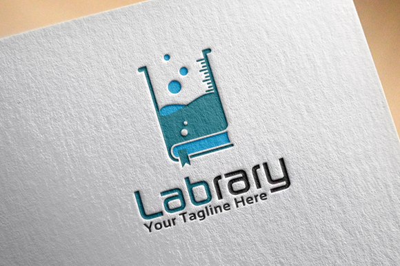 Lab Library Logo Template ~ Logo Templates on Creative Market