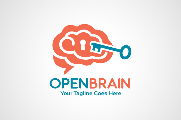 Open Brain Logo Template ~ Logo Templates on Creative Market
