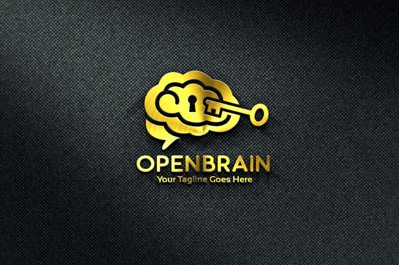 Open Brain Logo Template ~ Logo Templates on Creative Market