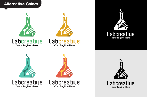 Lab Creative Logo Template ~ Logo Templates on Creative Market