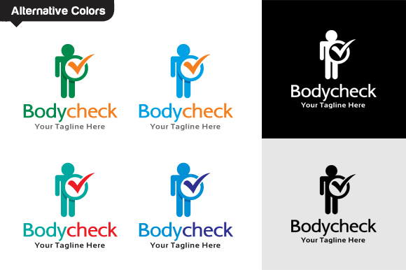 Body Check Logo ~ Logo Templates on Creative Market