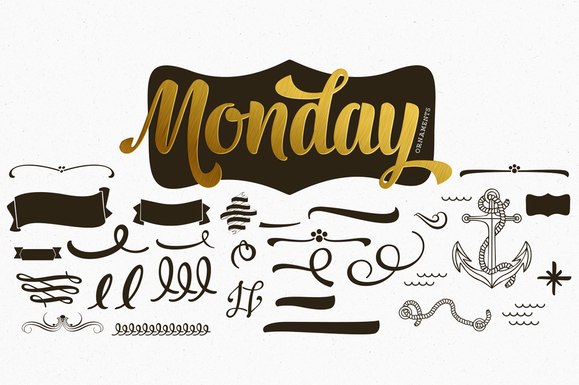 Monday Script Family ~ Script Fonts on Creative Market
