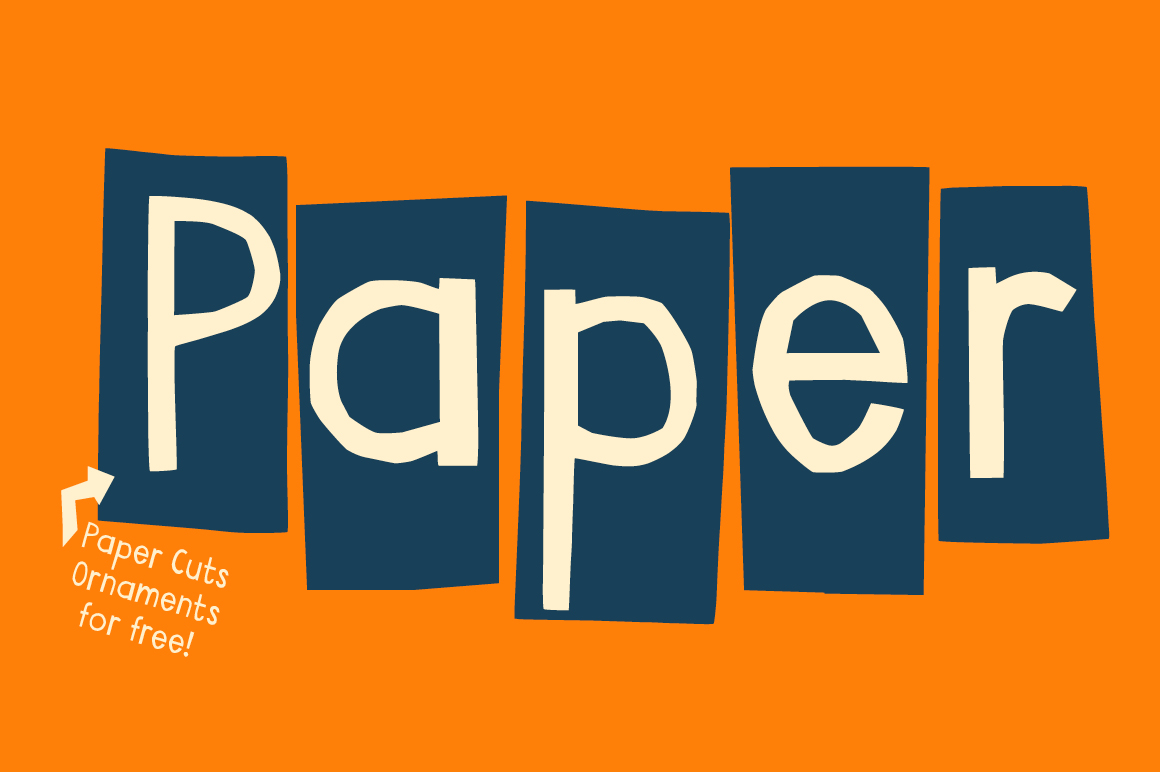 Paper Cuts Family ~ Display Fonts on Creative Market