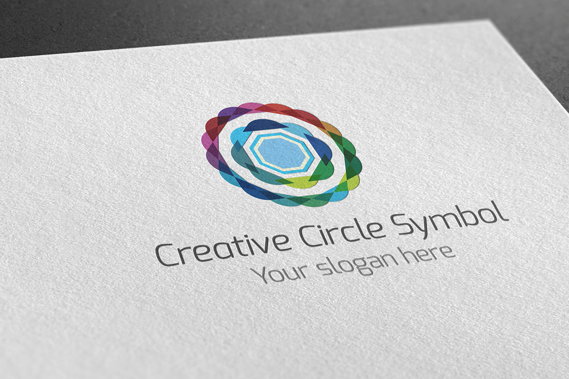 Creative Circle Symbol Logo ~ Logo Templates on Creative Market