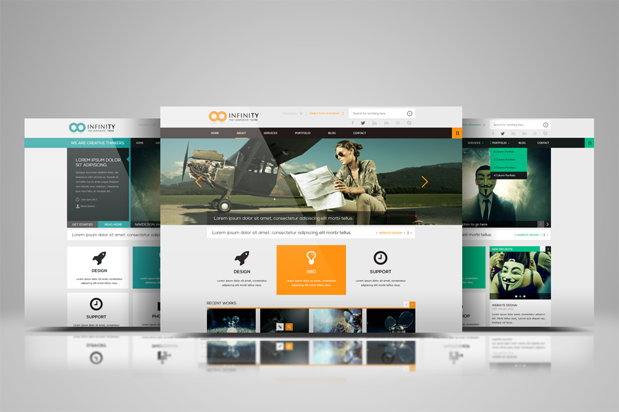 Website Showcase Mock-Ups ~ Product Mockups on Creative Market