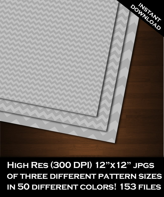 153 Piece Chevron Digital Paper ~ Patterns on Creative Market