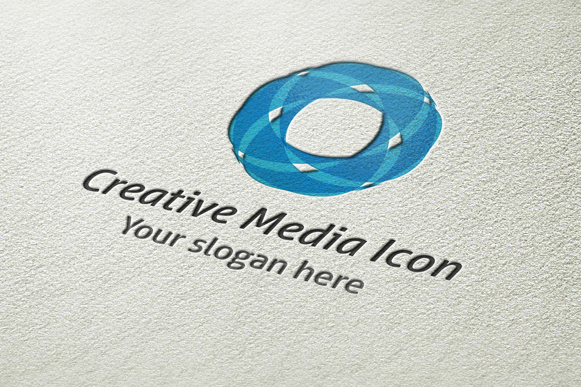 Creative Media Icon Logo ~ Logo Templates on Creative Market