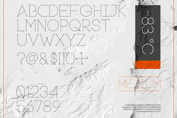Antarctic ~ Display Fonts on Creative Market