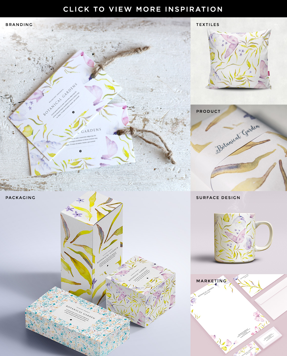 Botanical Garden Watercolor Kit ~ Illustrations on Creative Market