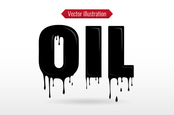 Liquid OIL typography ~ Illustrations on Creative Market