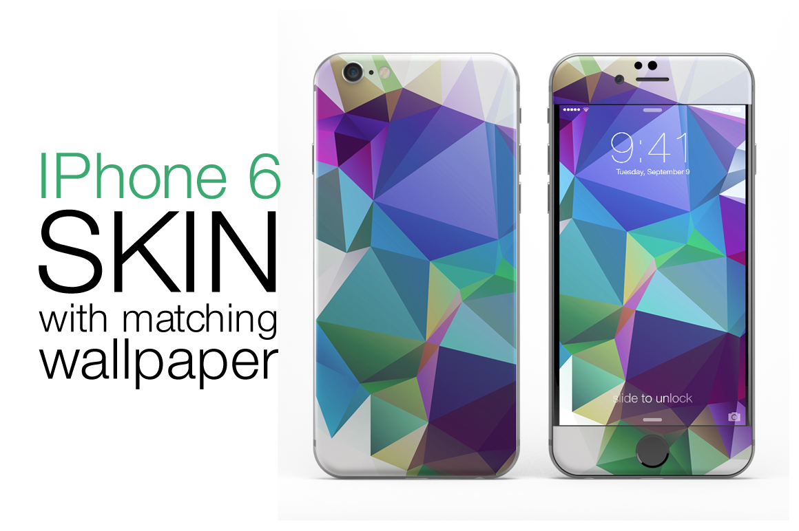 Iphone 6 skin and wallpaper ~ Product Mockups on Creative Market