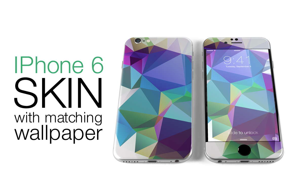 Iphone 6 skin and wallpaper ~ Product Mockups on Creative Market