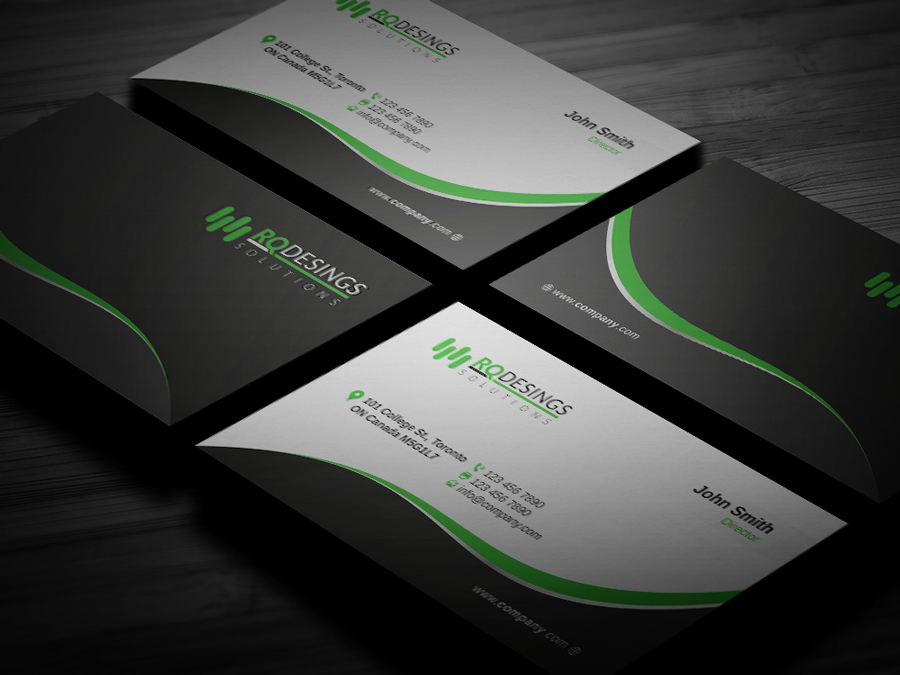 Corporate Business Card 18 ~ Business Card Templates on Creative Market