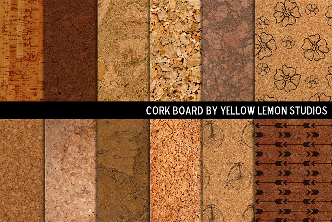 Decorative Cork board backgrounds ~ Textures on Creative Market