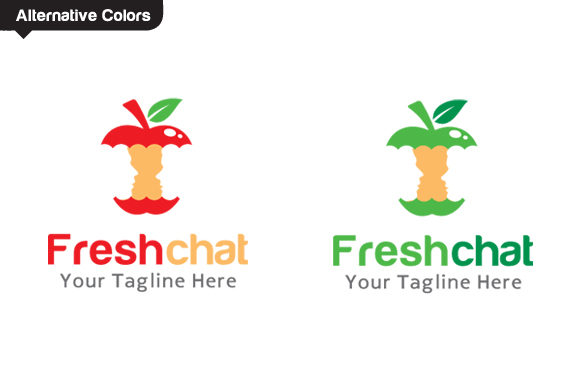 Fresh Chat Logo Design / icon ~ Logo Templates on Creative Market