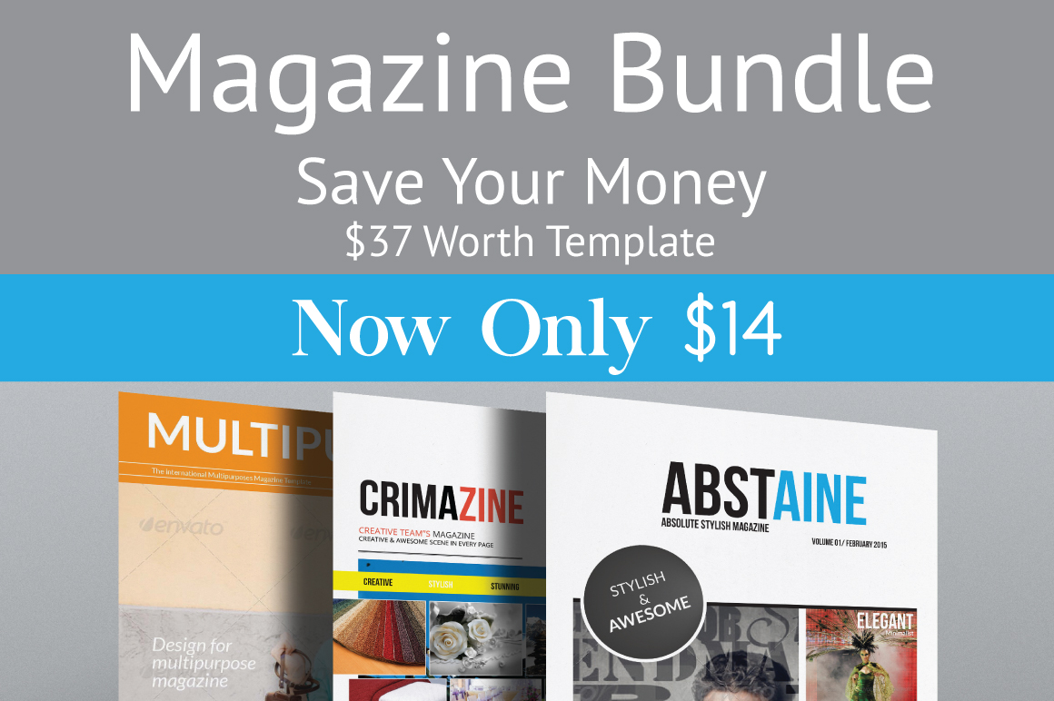Magazine Bundle Vol. 02 ~ Magazine Templates on Creative Market