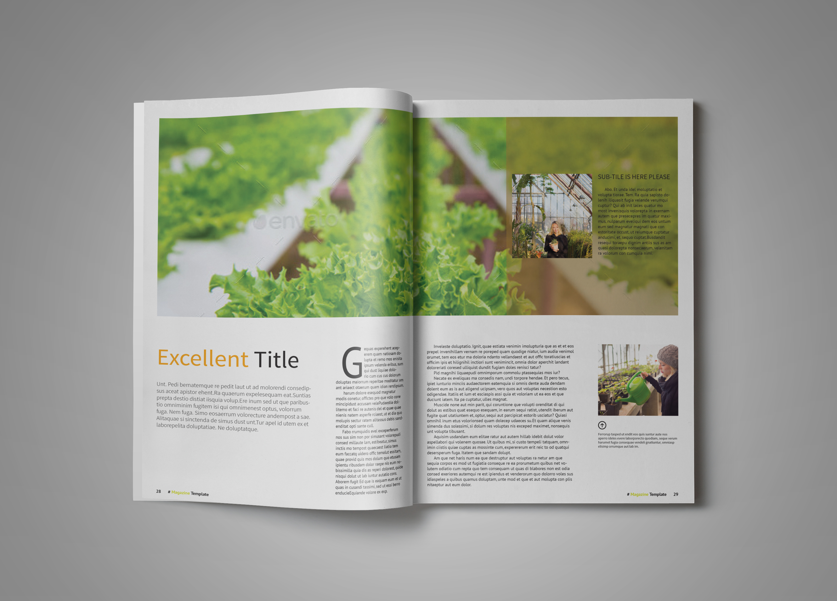 Clean Multipurpose Magazine Template ~ Magazine Templates on Creative ...