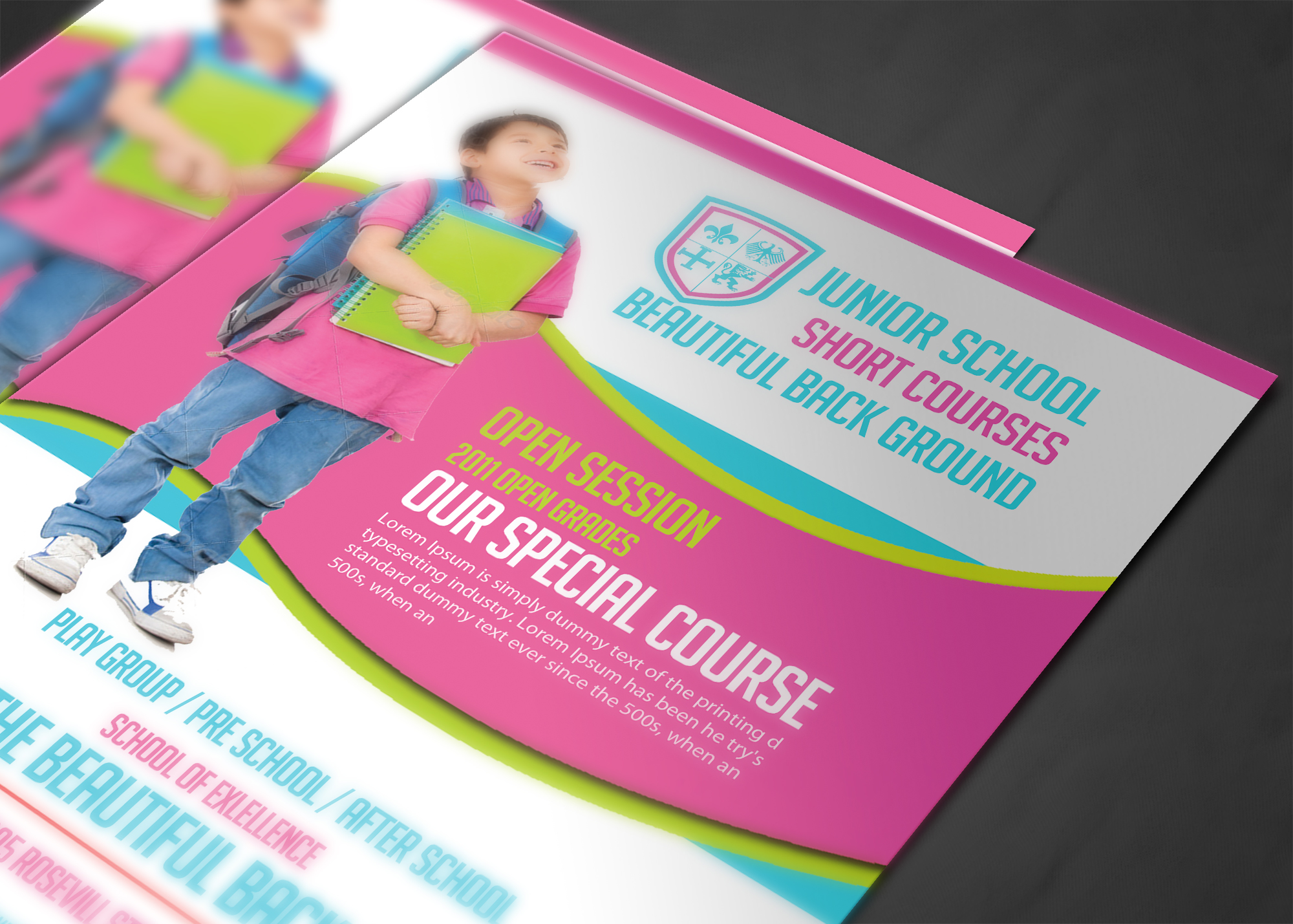 Education Flyer Print Templates ~ Flyer Templates on Creative Market