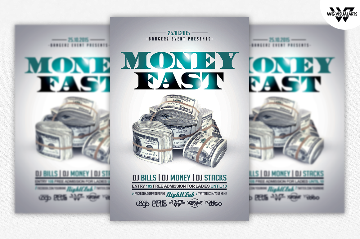 MONEY RICH Flyer Template ~ Flyer Templates on Creative Market