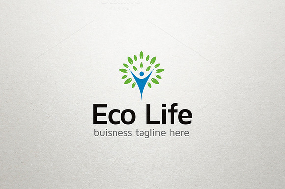 Eco Life Logo ~ Logo Templates on Creative Market