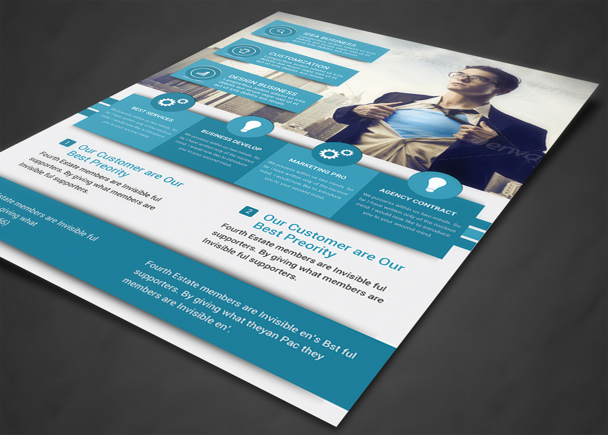 Multi Purpose Business Flyer Templat ~ Flyer Templates on Creative Market