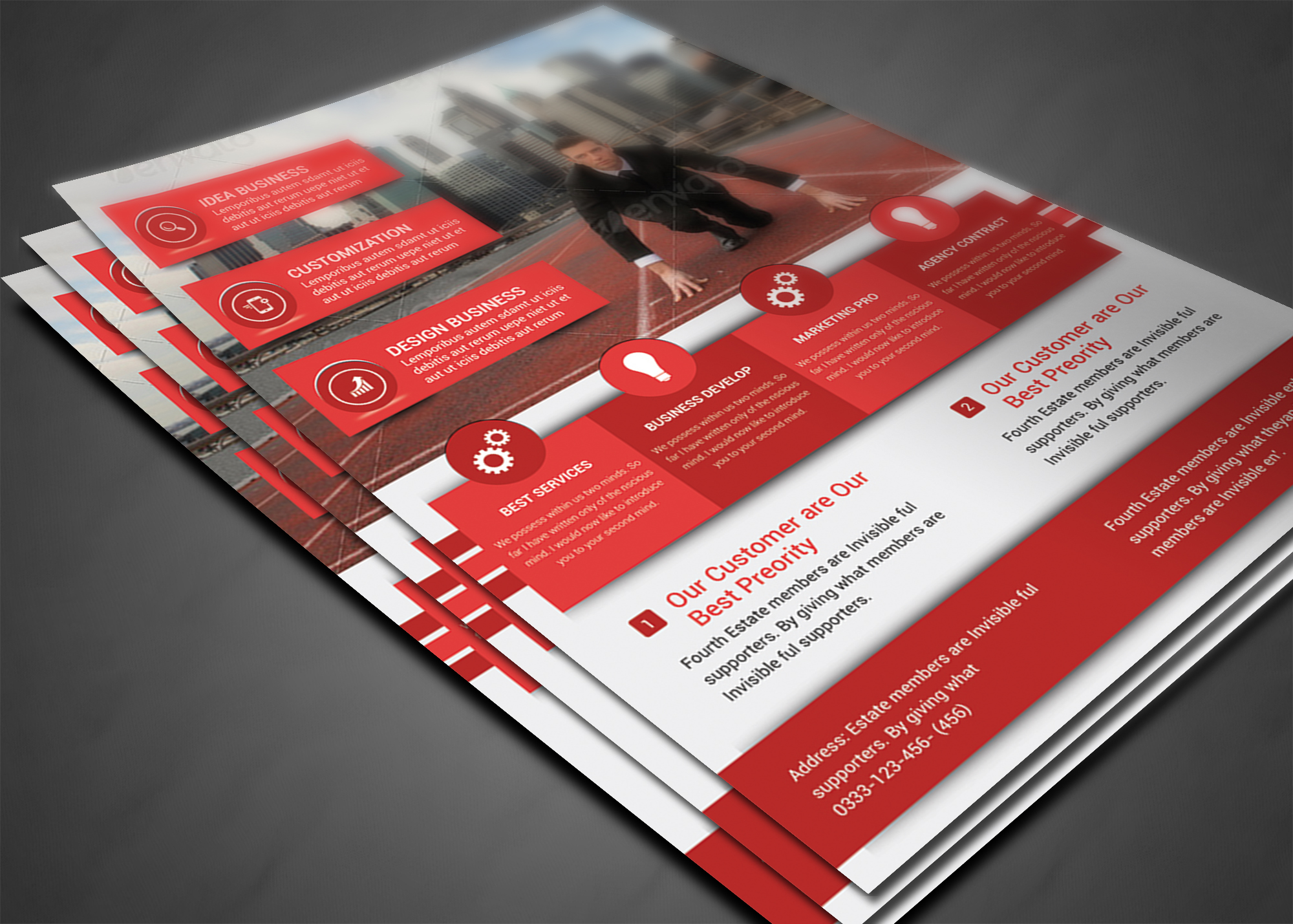 Multi Purpose Business Flyer Templat ~ Flyer Templates on Creative Market