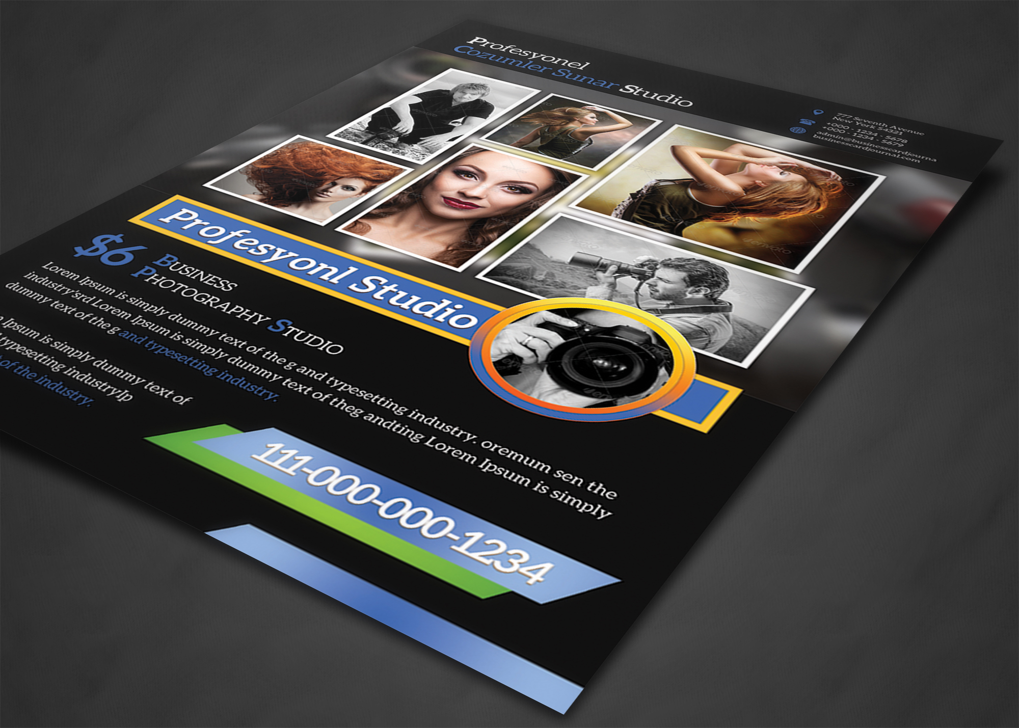 Photography Business Flyer Templates ~ Flyer Templates on Creative Market