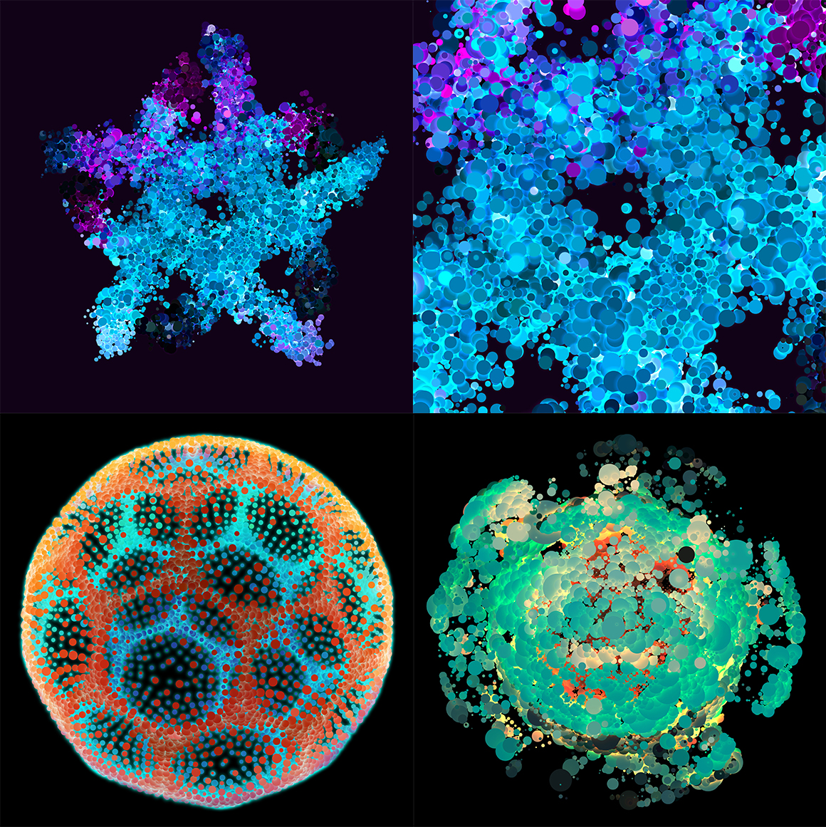 10 Awesome Objects Made Of Circles ~ Objects on Creative Market