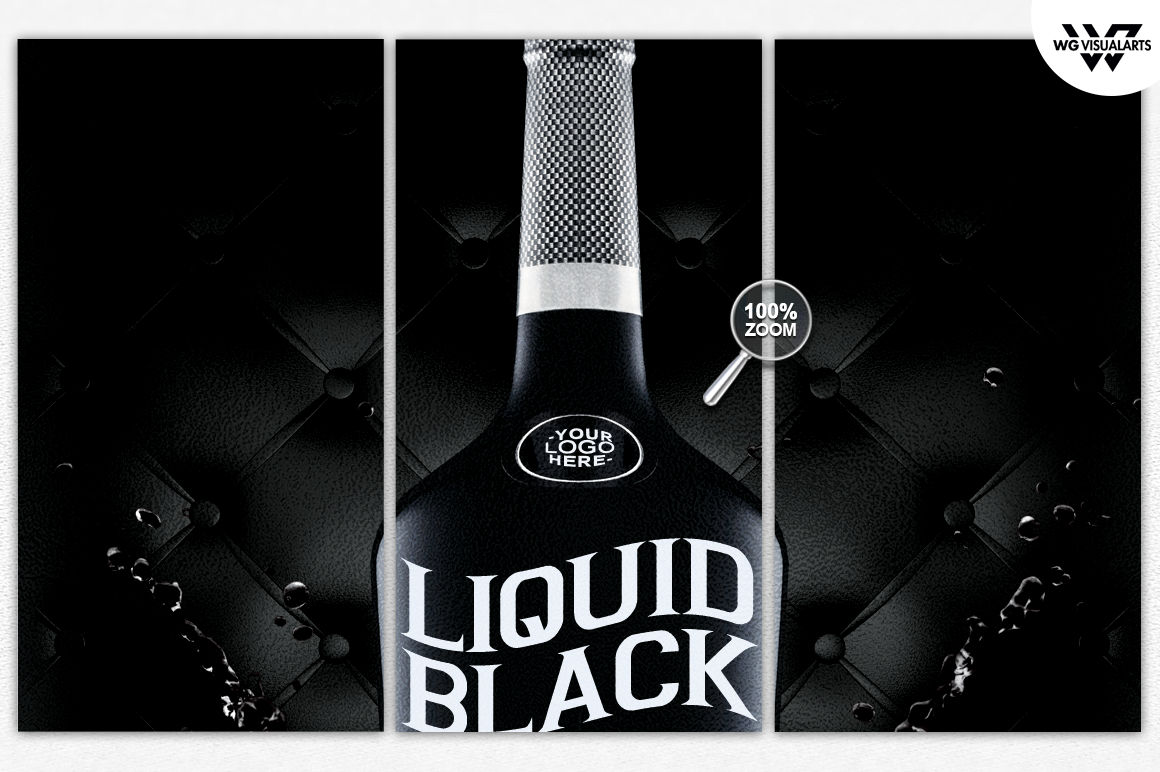 BLACK LIQUID Flyer Template ~ Flyer Templates on Creative Market