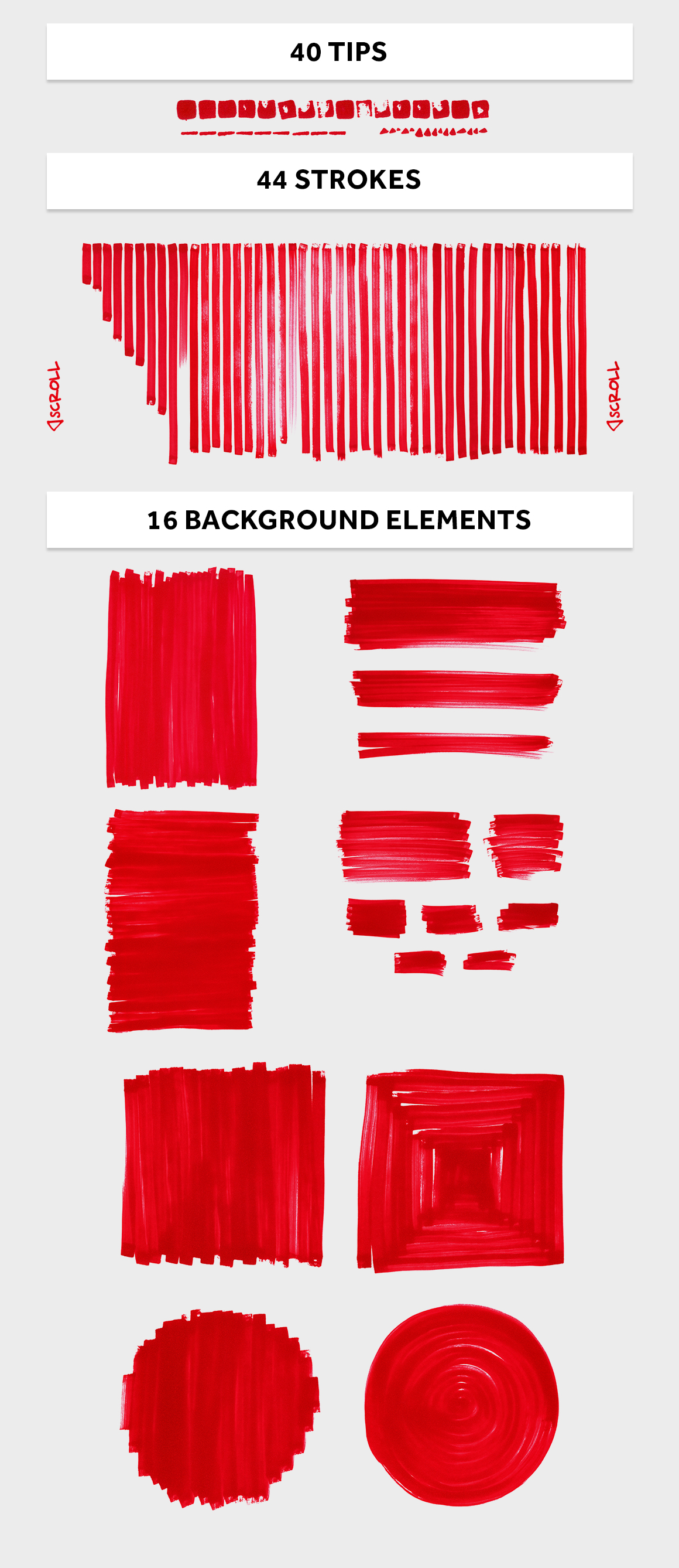 REAL RED MARKER TEXTURES ~ Textures on Creative Market