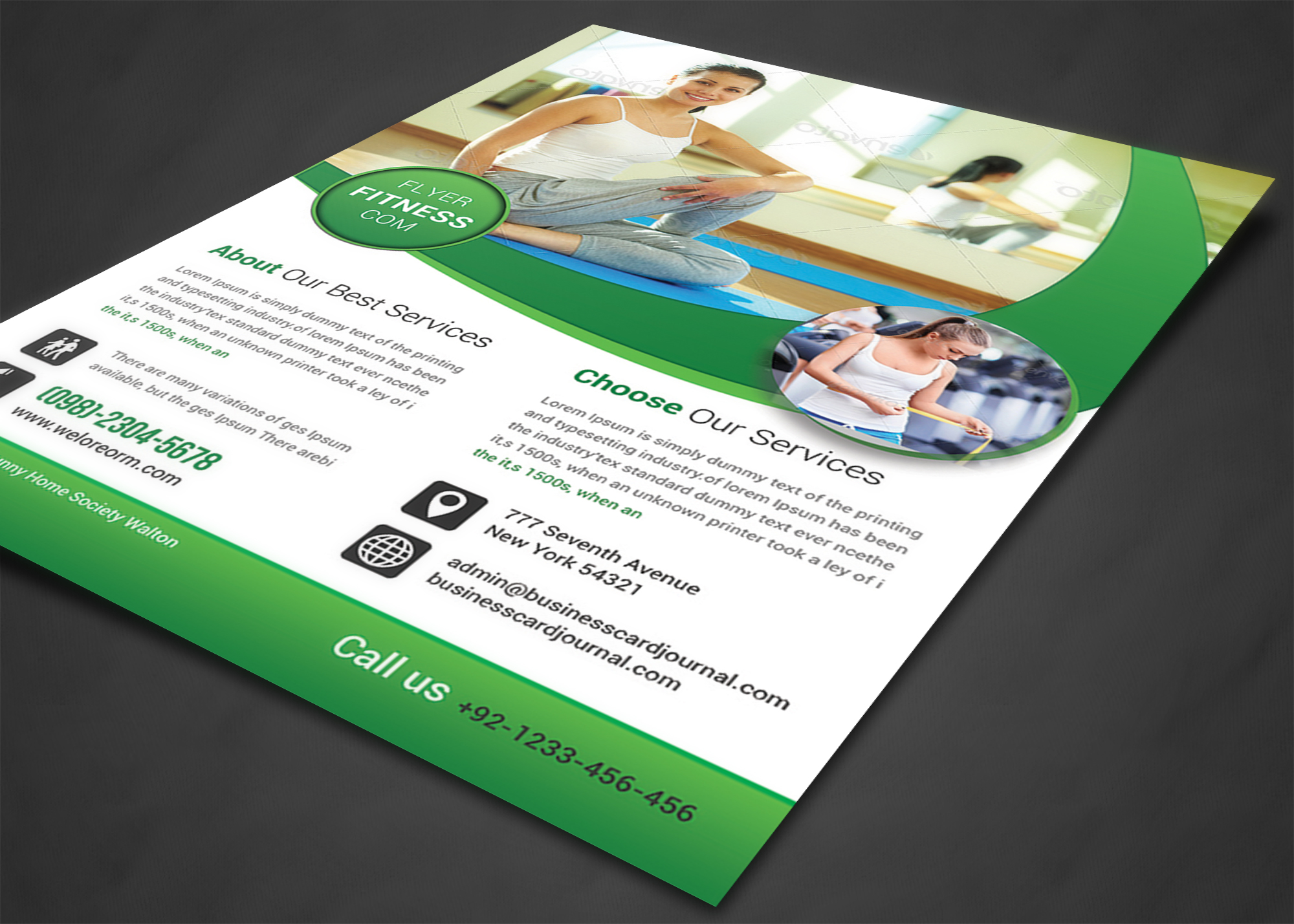 Fitness Flyer - Gym Flyer ~ Flyer Templates on Creative Market