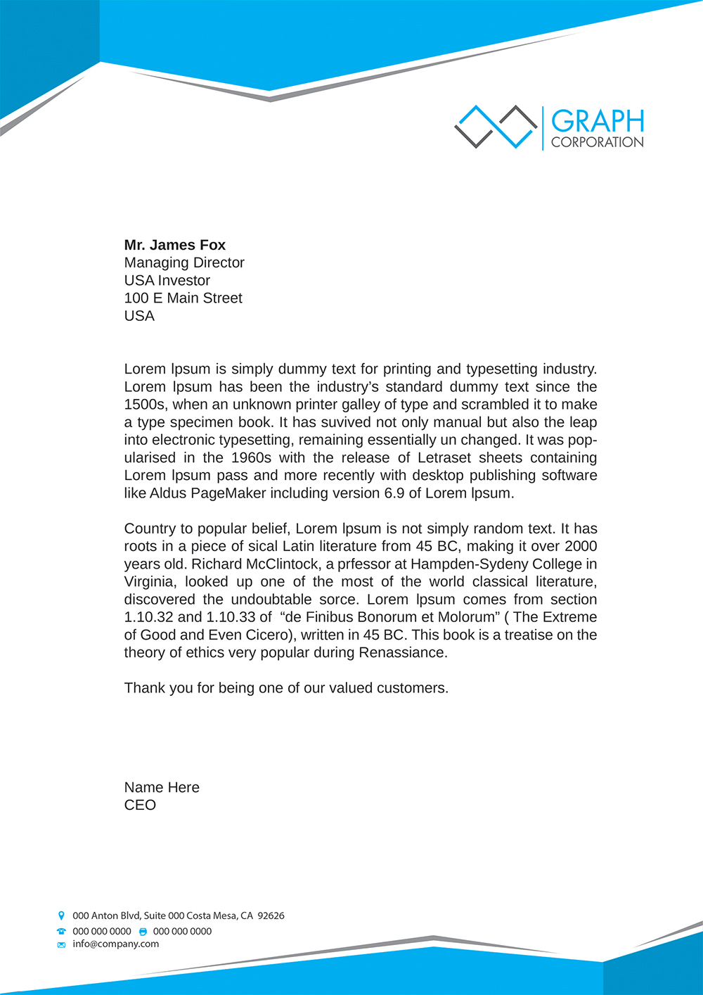 Letterhead ~ Stationery Templates on Creative Market