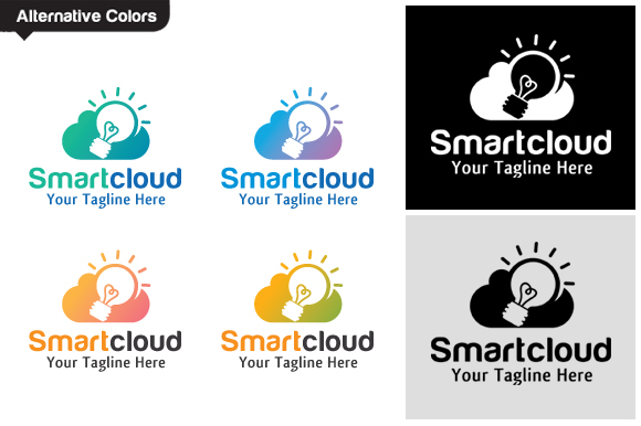 Smart Cloud Logo Design / icon ~ Logo Templates on Creative Market