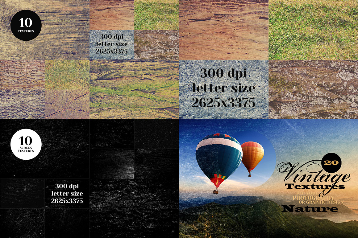 90 Vintage Overlay Textures ~ Textures on Creative Market