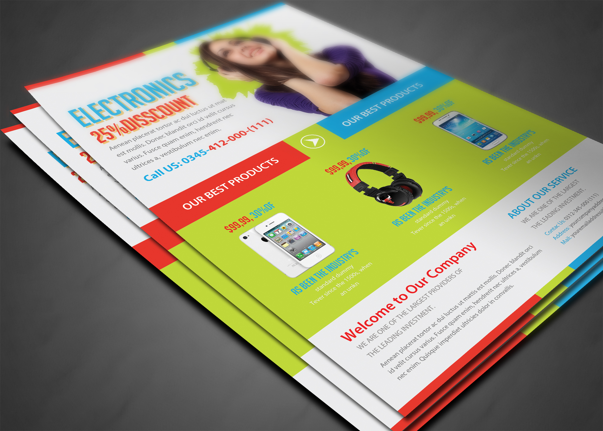 Product Flyer Print Templates ~ Flyer Templates on Creative Market