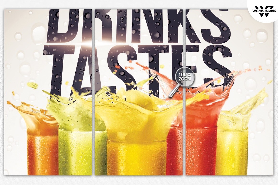 DRINK COCKTAIL Flyer Template ~ Flyer Templates on Creative Market
