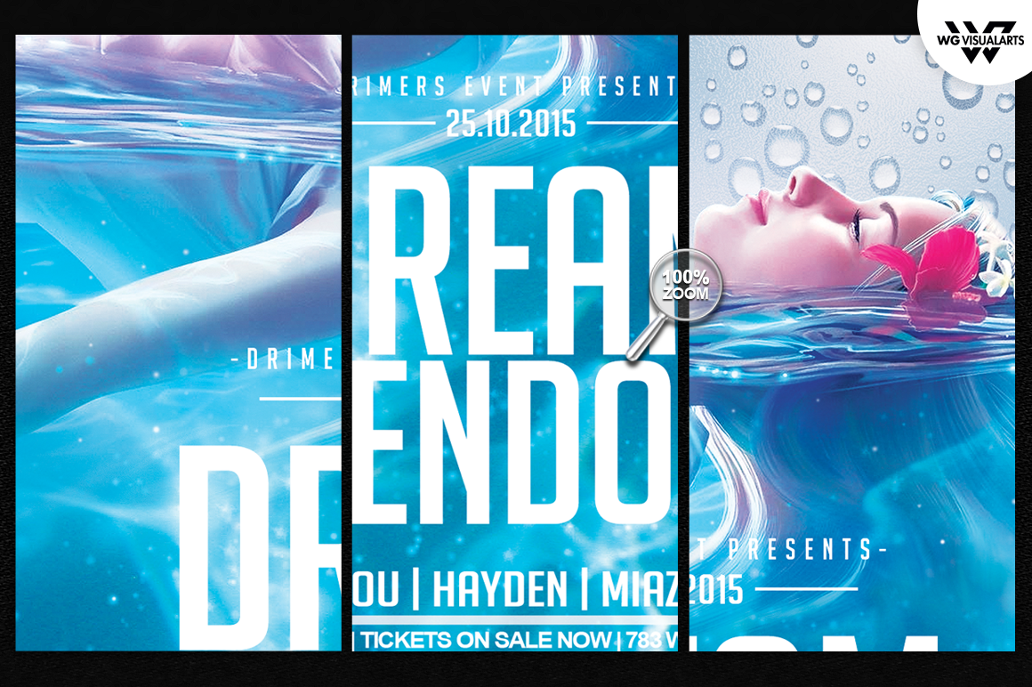 MANGA FANTASTIC Flyer Template ~ Flyer Templates on Creative Market