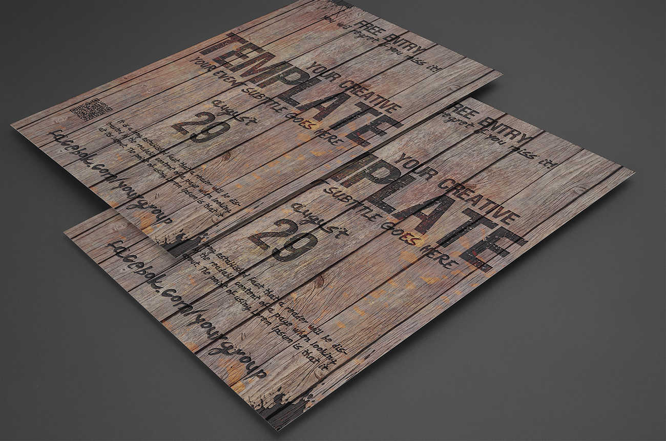 Magical Wood - Flyer tempplate ~ Flyer Templates on Creative Market