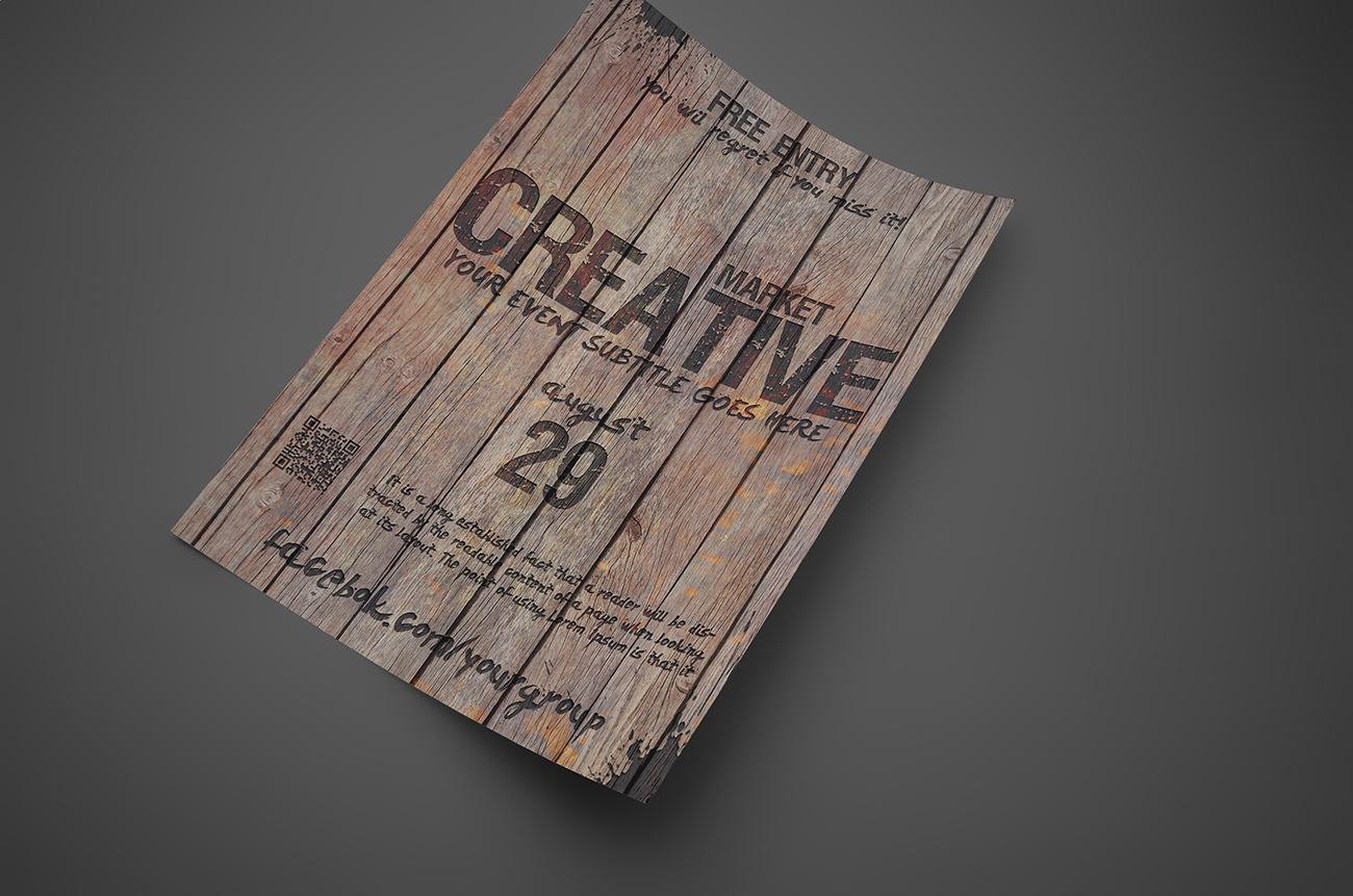 Magical Wood - Flyer tempplate ~ Flyer Templates on Creative Market