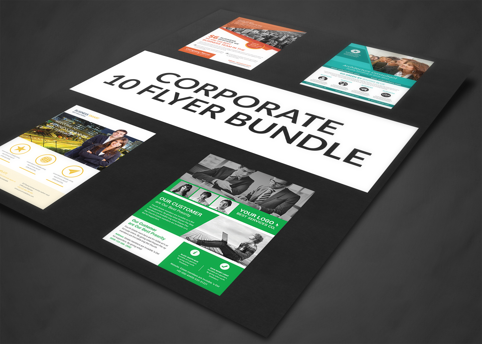 Business Flyers Bundle Print Templat ~ Flyer Templates on Creative Market