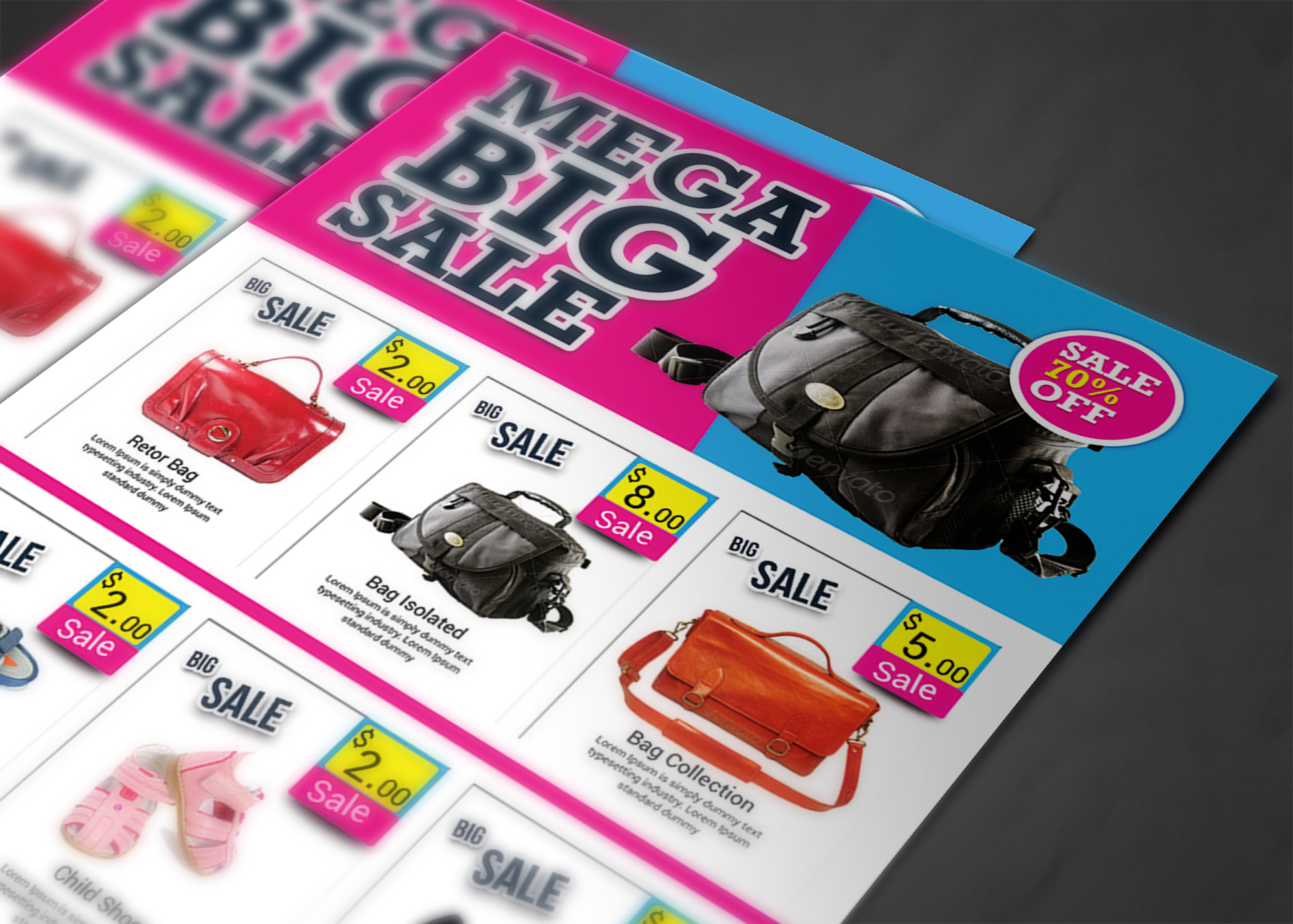 Product Promotion Flyer Templates ~ Flyer Templates on Creative Market