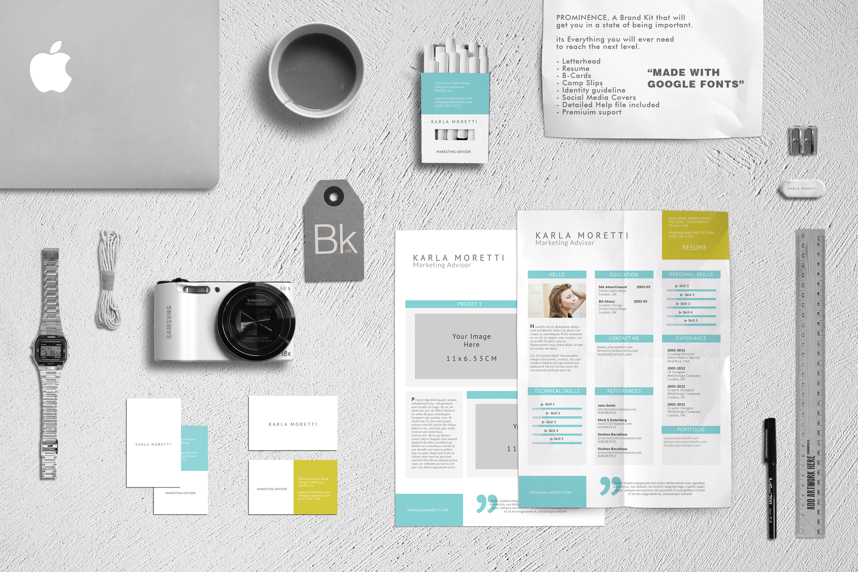 Branding Kit + Mockup - Prominence ~ Templates on Creative Market