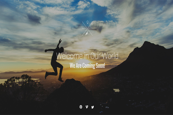 Adventure Coming Soon HTML Template ~ Website Templates on Creative Market